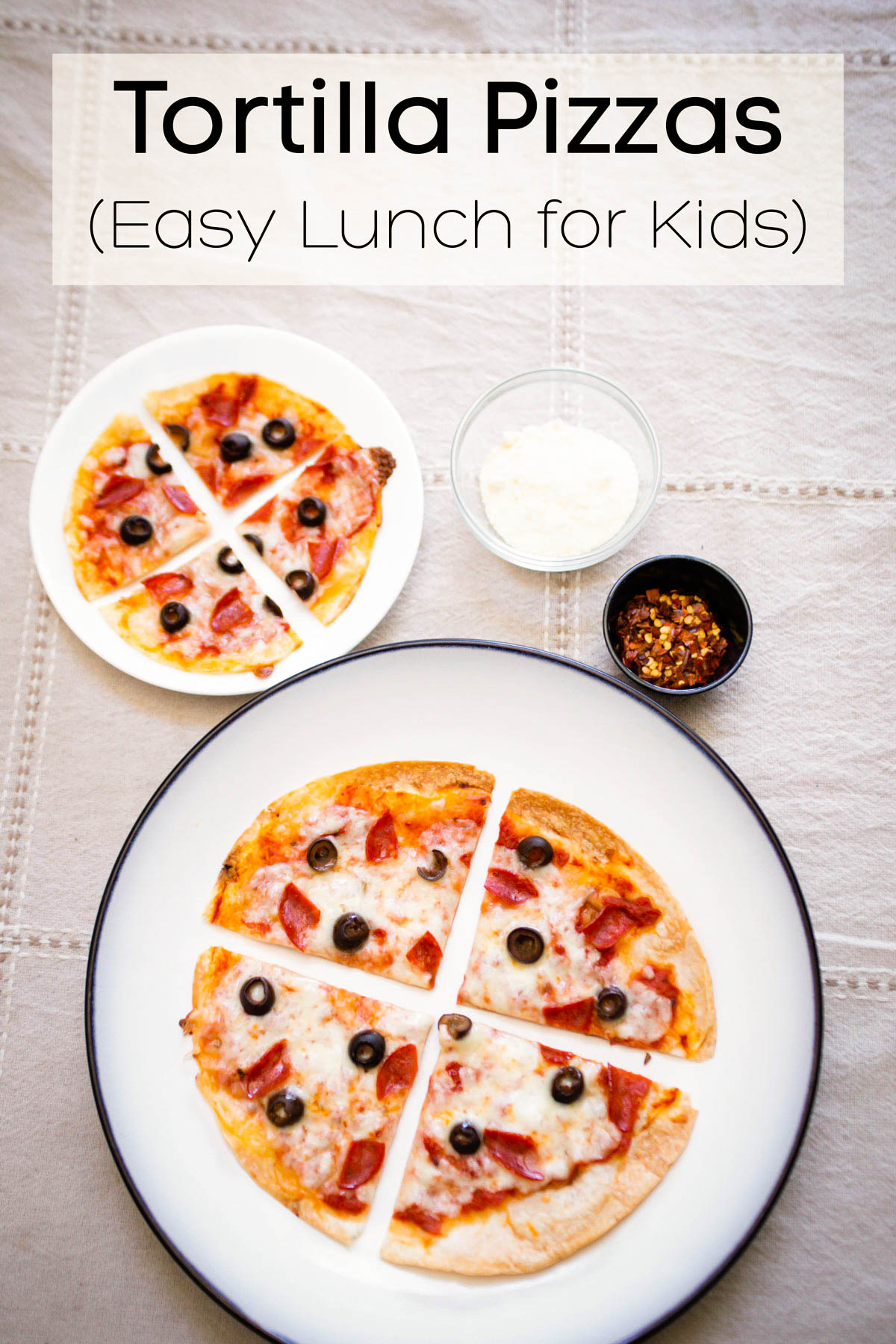 Tortilla Pizzas - Village Kids Kitchen